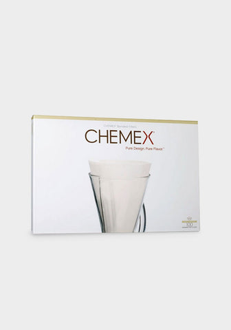 Ceremony Coffee Roasters: Chemex Unfolded Half Moon Filters